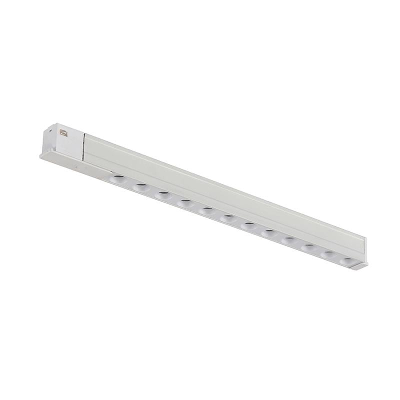 Spot Lineal Hall LED Noir 12W pour Rail Magnétique Detail Chip Osram ...